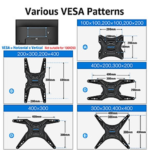 MOUNTUP Corner TV Wall Mount 30 inch Long Arm TV Mount for Most 26"-60" TVs, Full Motion TV Mount Articulating Wall Mount TV Bracket Max VESA 400x400mm, Smoothly Extendable, Holds up to 77 lbs MU0057