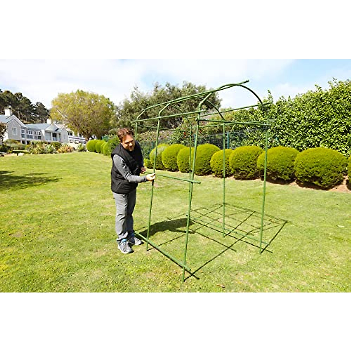 Trellis for Climbing Plants Outdoor | Cucumber Trellis | Pea Trellis by KOGEN (Tunnel Trellis for Climbing Plants Outdoor)