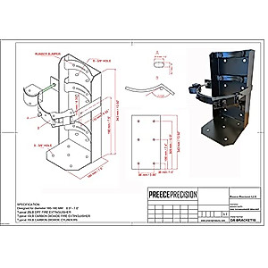 Fire Extinguisher Bracket, 20 lb.