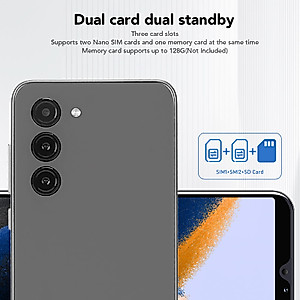 Unlocked Cell Phone, 3G Mobile Phone, 5.0in FHD HD Screen, 4GB RAM 32GB ROM, Dual Card Dual Standby Smartphone, 5MP+8MP Camera, WIFI, BT, 3500mah Battery (US Plug)