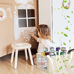 6 Pack Closet Storage Bins, Large Linen Closet Baskets for Clothes Organizer, Foldable Multifunctional Closet Organizer with Clear Window for Clothing, Jeans, Toys, Books, Shelves, Closet, Wardrobe