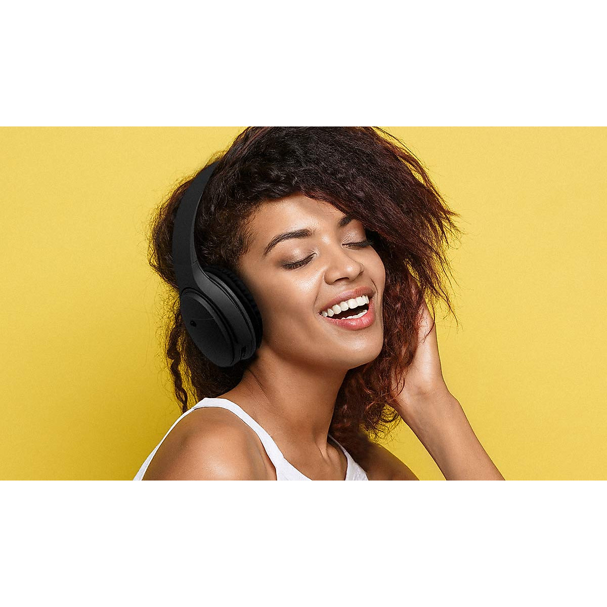 SOUNDBOUND Hands Free Wirless Over The Head Headphones Powerful Wireless Headphones Over Ear, Comfortable Big Cup (Black)