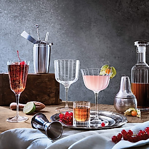 Luigi Bormioli Bach Liqueur Glass 2.25oz, Set of 4.,