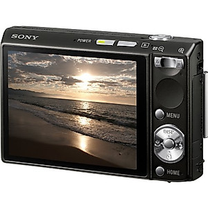 Sony Cybershot DSC-T100 8.1MP Digital Camera with 5x Optical Zoom and Super Steady Shot (Black)