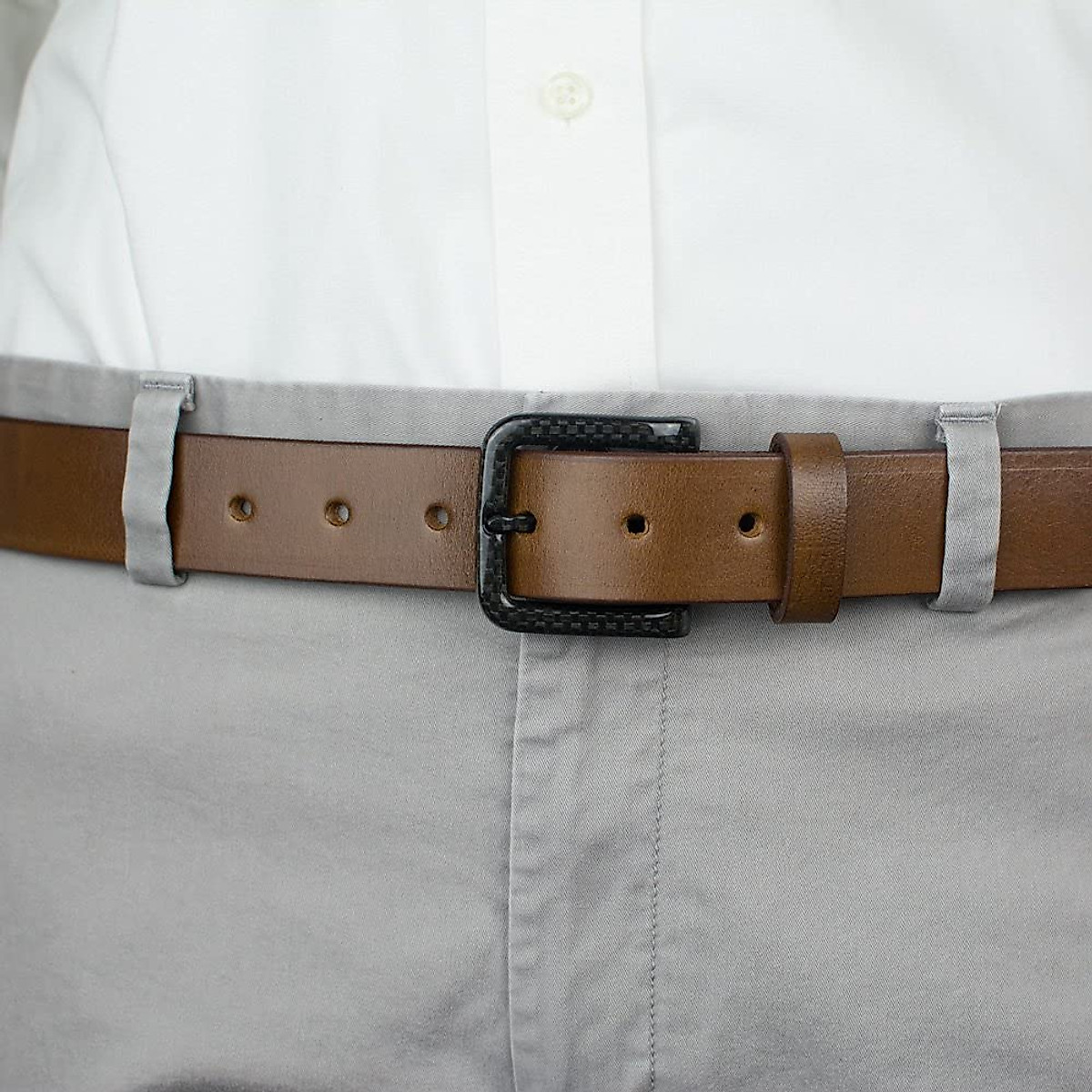 Nickel Smart Specialist Brown Belt - 36"
