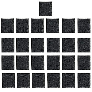 Qzbhct 25 Pack Pump Filter for AeroGarden Filter Sponge Replacement Accessories , Reduces Dirt & Debris in Pump, Increases Life of AeroGarden Pump