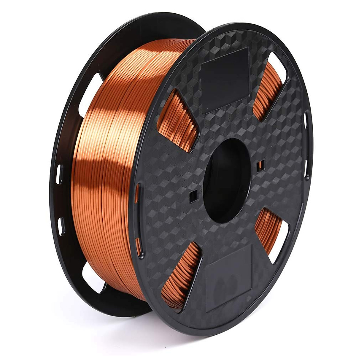 Silk Copper PLA Filament 1.75 mm 1KG 3D Printing Filament 2.2LBS Shine Silky Metallic Metal Copper Gold Silver Bronze PLA 3D Printer Material HZST3D