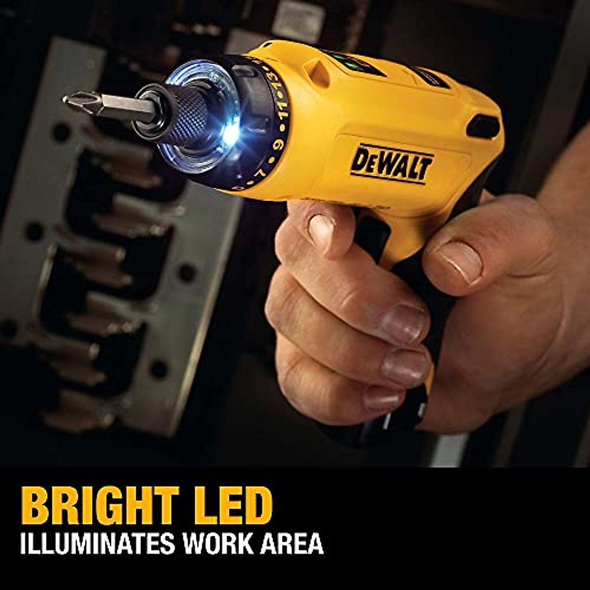 DEWALT 8V MAX Cordless Screwdriver Kit, Gyroscopic, 2 Batteries, Electric (DCF680N2)