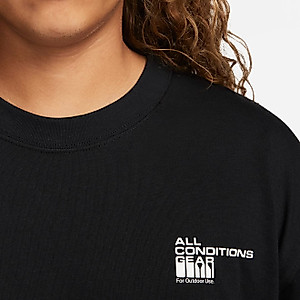 Nike ACG Men's Long-Sleeve T-Shirt (as1, Alpha, l, Regular, Regular, Black)