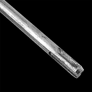 SDS Spiral Mixing Paddle Paint and Mud Mixer Mixer Whisk Silver for Drill in 1 to 5 gallon buckets Fits all Standard (size: 4 inch x 20 inch, around 100mm x500mm)