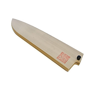 Yoshihiro Natural Magnolia Wood Saya Cover Blade Protector for Santoku (180mm)7in