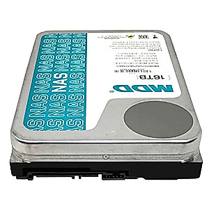 MDD (MD16TSATA25672NAS) 16TB 7200 RPM 256MB Cache SATA 6.0Gb/s 3.5" Internal NAS Hard Drive - 5 Years Warranty