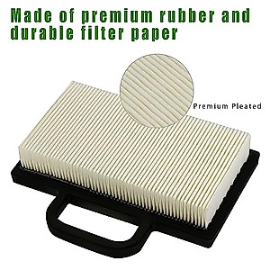 DemJamr 698754 273638 Air Filter Spark Plug Kit for BS 499486 499486S 691007 695667 18-26 HP intek V-Twins Lawn Mower Tractor