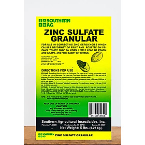 Southern Ag Zinc Sulfate Granular, 5lb