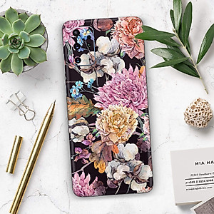 DesignSkinz Summer Watercolor Floral v1 Protective Vinyl Decal Wrap Skin Cover Compatible with The Samsung Galaxy S20 (Screen Trim & Back Glass Skin)