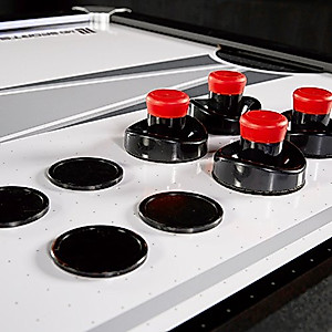 MD Sports 7.5' Titan Air Powered Hockey Overhead Score Table With Pusher and Puck Set