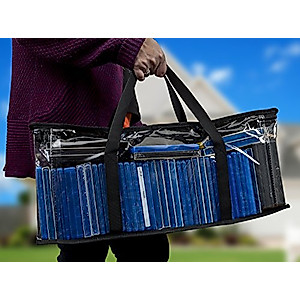Besti Home DVD Storage Bags (2-Pack) Holds 80 Total Movies or Video Games, Blu-ray, | Convenient Travel Case for Media | Stackable, Easy to Carry