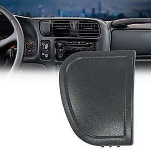 CROSSDESIGN Switch Cover Cluster Bezel Dash Trim Blank Y9 Dark gray Compatible with Chevy S10 Blazer 4x4 4wd 1998-2004