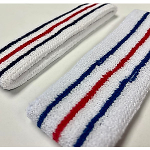 COUVER Tennis Style Premium Quality Athletic Terry Head Sweatband(1 Piece)
