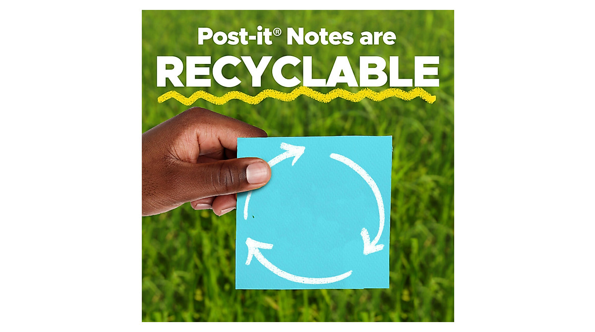 Post-it Beachside: 4x6 Sticky Notes, 5 Premium Pads