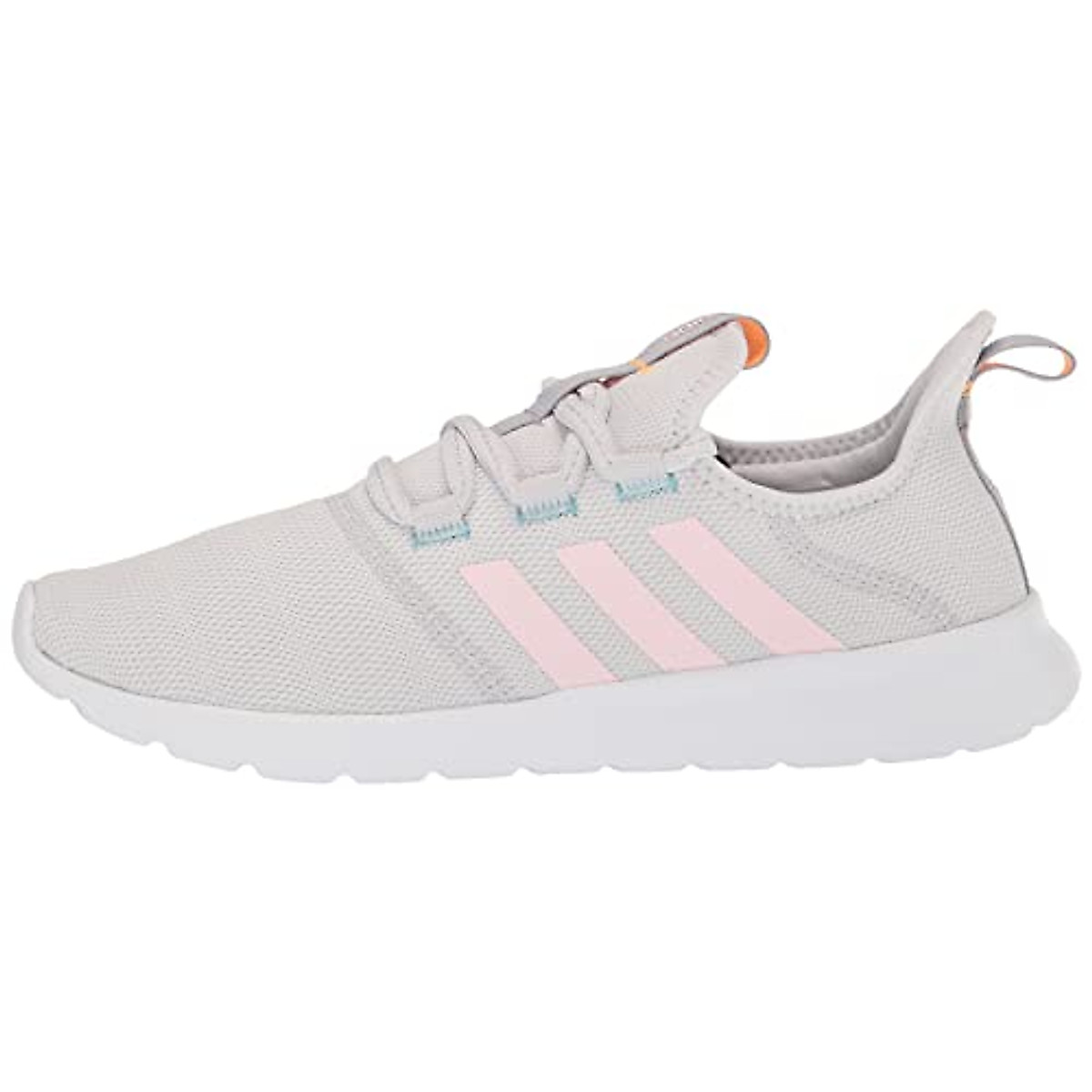 adidas Women's Casual Running Shoe, Dash Grey/Clear Pink/Flash Orange, 6.5