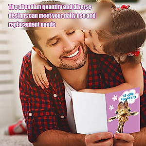 Panelee 60 Set Funny Greeting Cards Set with Envelopes Gratitude Blank Boxed Animal Note Cards Funny Affirmation Cards Appreciation Thank You Postcards for Employee Friends Business Coworker