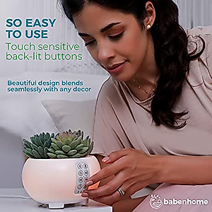 Oasis 3-in-1 White Noise Machine for Adults, Kids & Baby Sleeping – Must Haves Sleep Sound Machine with Baby Shusher White, Pink, Gray, Brown Noise, Music & Nature Sleep Sounds for Deep Restful Sleep