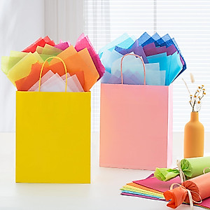 Simetufy 115 Sheets Tissue Paper for Gift Bags, 20 Colors 14 x 20 Inch Art Tissue Paper Bulk, Gift Wrapping Tissue Paper for Crafts, Holiday, Birthday, Halloween, Christmas and DIY Project