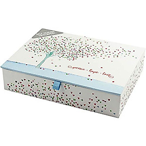 Festive Tree of Hearts Deluxe Boxed Holiday Cards (Christmas Cards, Greeting Cards)