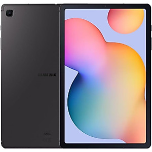 SAMSUNG Galaxy Tab S6 Lite 10.4" 64GB Android Tablet, S Pen Included, Slim Metal Design, AKG Dual Speakers, Long Lasting Battery, Gray with Accessories
