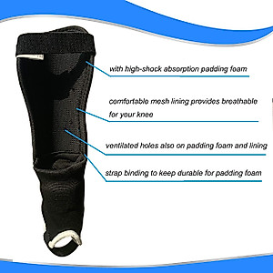 Soccer Football shin Guards with Low-Profile Flexible Super Protection,Great for Adult,Youth, Junior,Size Medium