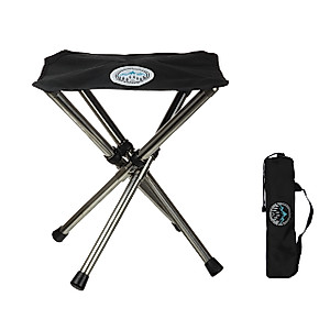 Jemez Wilderness Gear Portable Camping Stool-Compact and Lightweight Chair for The Outdoors, Sturdy and Durable