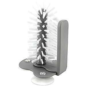 [Efficient Glass Washer with 360° Bristle Brush - Ideal Glass Cup Cleaner Scrubber with Strong Suction Cups for Bars Pubs and Catering Needs]