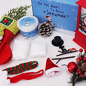 Build a Snowman Kit,Christmas Crafts for Kids,Christmas Stocking Stuffers -3Pack