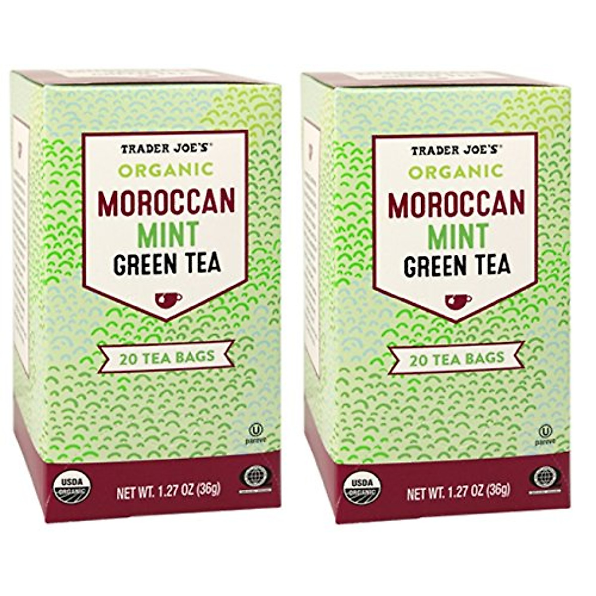 Trader Joe's Moroccan Mint Green Tea (Pack of 2)