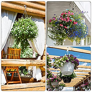 RELBRO 50 Pcs Screw Hooks, 1-1/4 Inch Bronze Cup Hooks Screw in Mug Hooks Metal Heavy Duty Screw Wood Wall Ceiling Hooks Plant Hooks Indoor Outdoor for Utensils Baskets Lights Wreaths