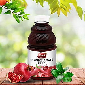 Lieber’s Pomegranate Juice – 32fl oz Pure and Natural Pomegranate Fruit Juice – No Added Sugar or Preservatives – Natural Juice Rich in Vitamin C and Antioxidants – Refreshing and Tasty