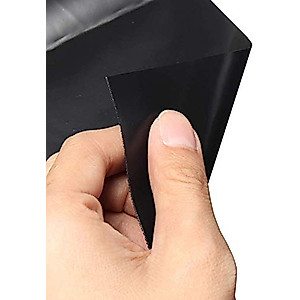 uyoyous Pond Liner 16x20 Ft 20 Mil Thickness Black HDPE Rubber Liners Fish Pond Liners for Outdoor Ponds, Fountains, Waterfall & Water Gardens