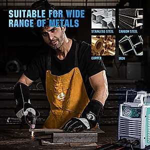 YESWELDER Plasma Cutter Dual Voltage 110/220V,45 Amp Non-Pilot Arc Digital Display IGBT Portable plasma cutter machine with accessories