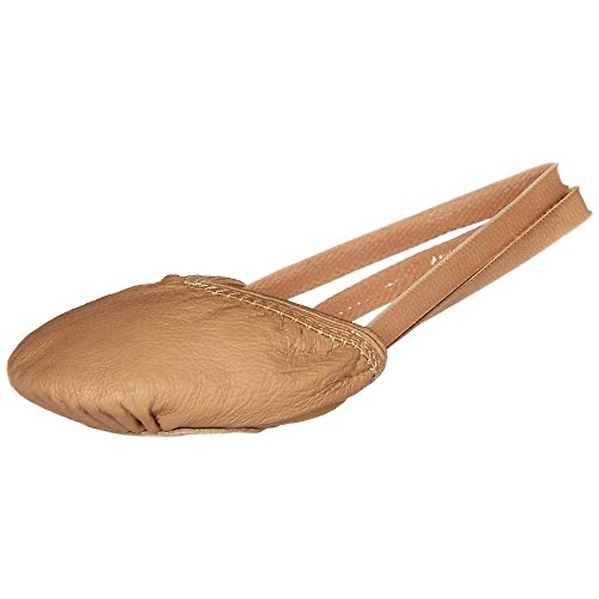 Dance Basix Leather Half Sole Dance Turner for Women, Men, Boys & Girls Tan