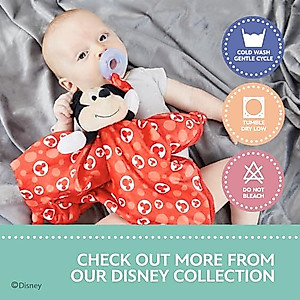 KIDS PREFERRED Disney Baby Minnie Mouse Plush Stuffed Animal Snuggler Lovey Security Blanket - Pink,13.18" x 13.18" x 3.62"