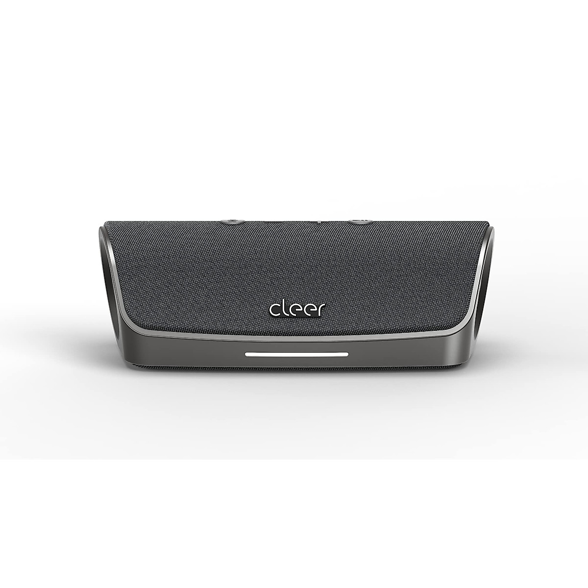 Cleer Scene Portable Bluetooth Speaker,IPX7 Waterproof,Powerful Sound and Deep Bass,Built-in Echo and Noise Canceling Microphone,12 Hours Battery,for Office,Home,Outdoors and Travel-Grey