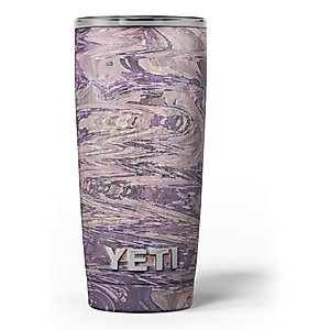 Design Skinz Slate Marble Surface V38 - Skin Decal Vinyl Wrap Kit Compatible with The Yeti Rambler Cooler Tumbler Cups