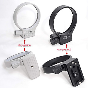 Tripod Mount Ring, iShoot 78mm Lens Collar Support for Canon EF 70-200mm f/2.8L is/II/III USM, 100-400mm f/4.5-5.6L is USM and 300mm f/4L is USM Lens, Built-in Arca-Swiss Type Quick Release Plate
