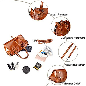 Small Satchel Bags and Cute Crossbody Purse for Women Punk Top Handle Handbags