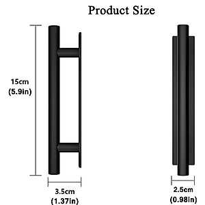 ZHITX Self-Adhesive Glass Door Handles,No-Drilling Shower Door Push Pull Handles Helper with Adhesive Sticker Door Handle for Any Furniture Handle Replacement DIY (Silver 2Pcs, 8.3 inches)