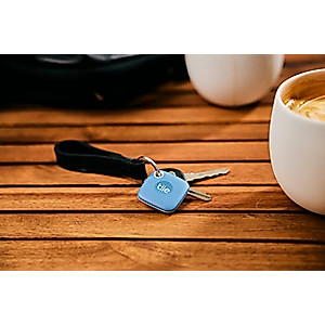 Tile Mate (2022) 1-Pack, Canyon Blue. Bluetooth Tracker, Keys Finder and Item Locator; Up to 250 ft. Range. Up to 3 Year Battery. Water-Resistant. Phone Finder. iOS and Android Compatible