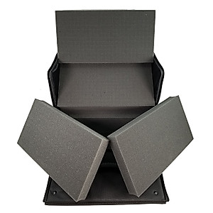 Battle Foam P.A.C.K. 432 Horizontal Pluck Foam Load Out Miniatures Case (Black)