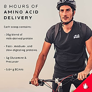 Whey Protein Powder | MuscleTech Phase8 Protein Powder | Whey & Casein Protein Powder Blend | Slow Release 8-Hour Protein Shakes | Muscle Builder for Men & Women | Chocolate, 4.6 lbs (50 Servings)