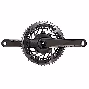 SRAM RED AXS Power Meter Crankset - 165mm, 12-Speed, 46/33t, Direct Mount, DUB Spindle Interface, Natural Carbon, D1